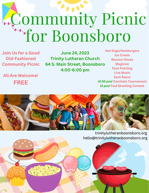 Community Picnic - Trinity Evangelical Lutheran Church